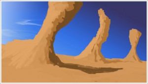 Digital painting tutorial: Rock Formations | Stay in Wonderland