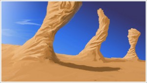 Digital painting tutorial: Rock Formations | Stay in Wonderland